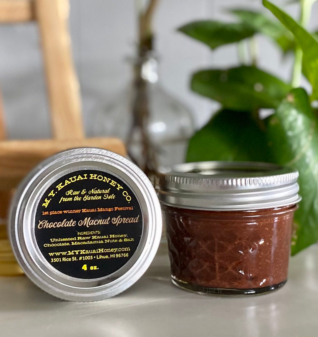 Chocolate Macnut Honey Spread – MY Kauai Honey